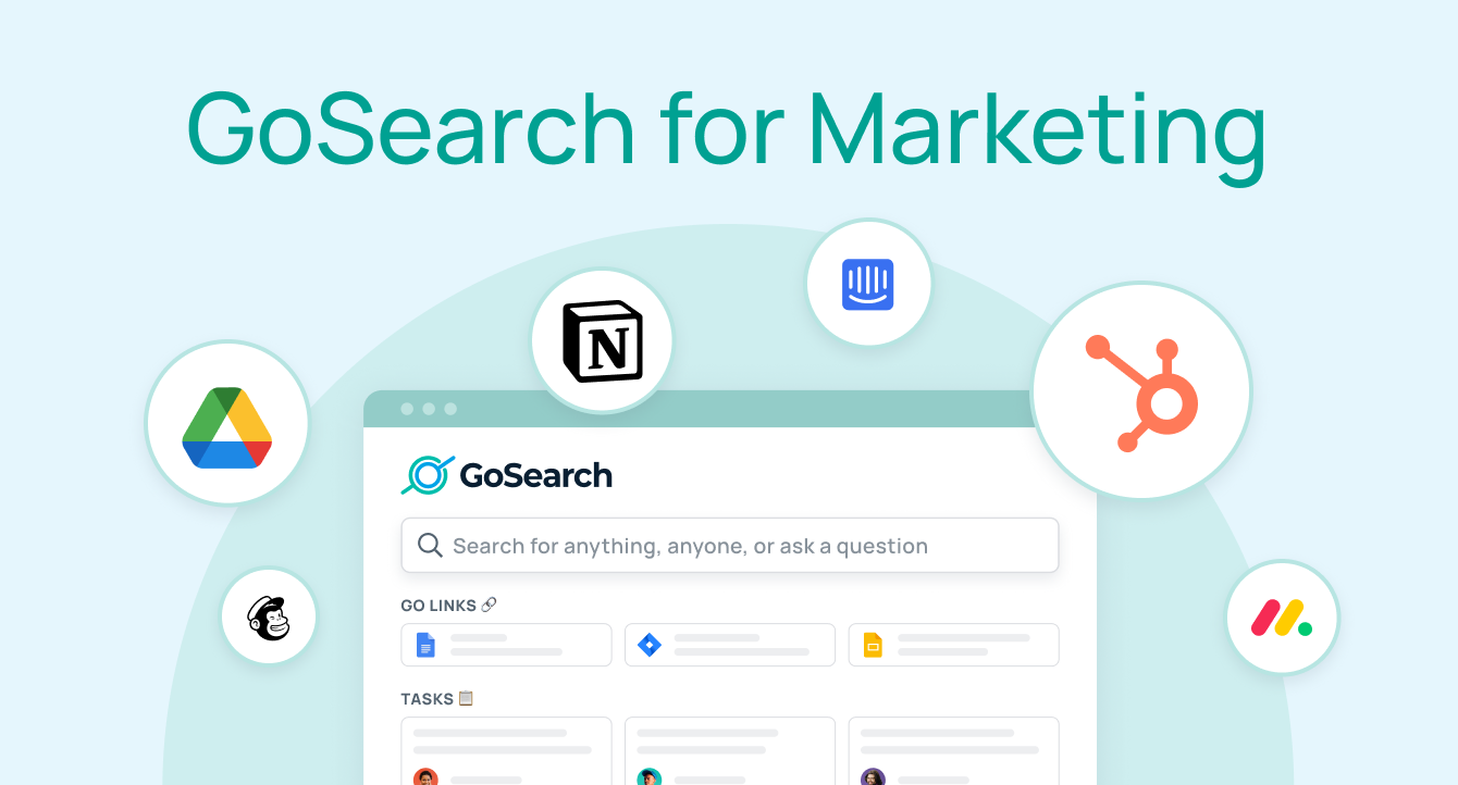 GoSearch for Marketing: Collaborate and Navigate to Work Faster
