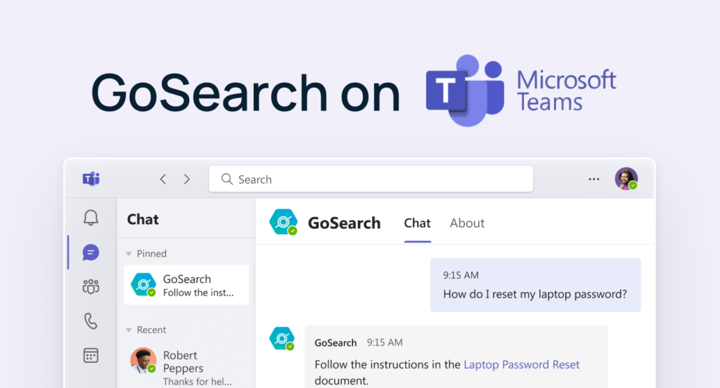 The GoSearch Microsoft Teams Integration: Streamline Work Efficiency