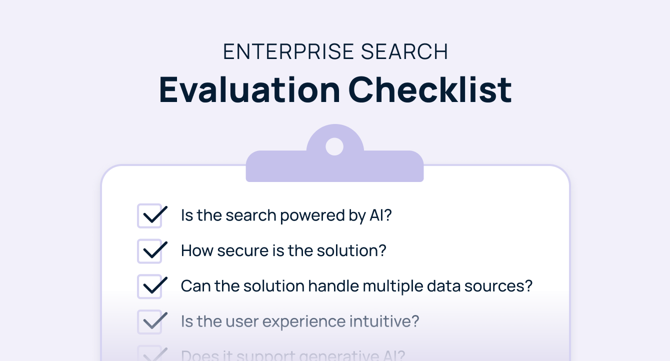 Checklist to Evaluate Enterprise Search Solutions for CIO’s
