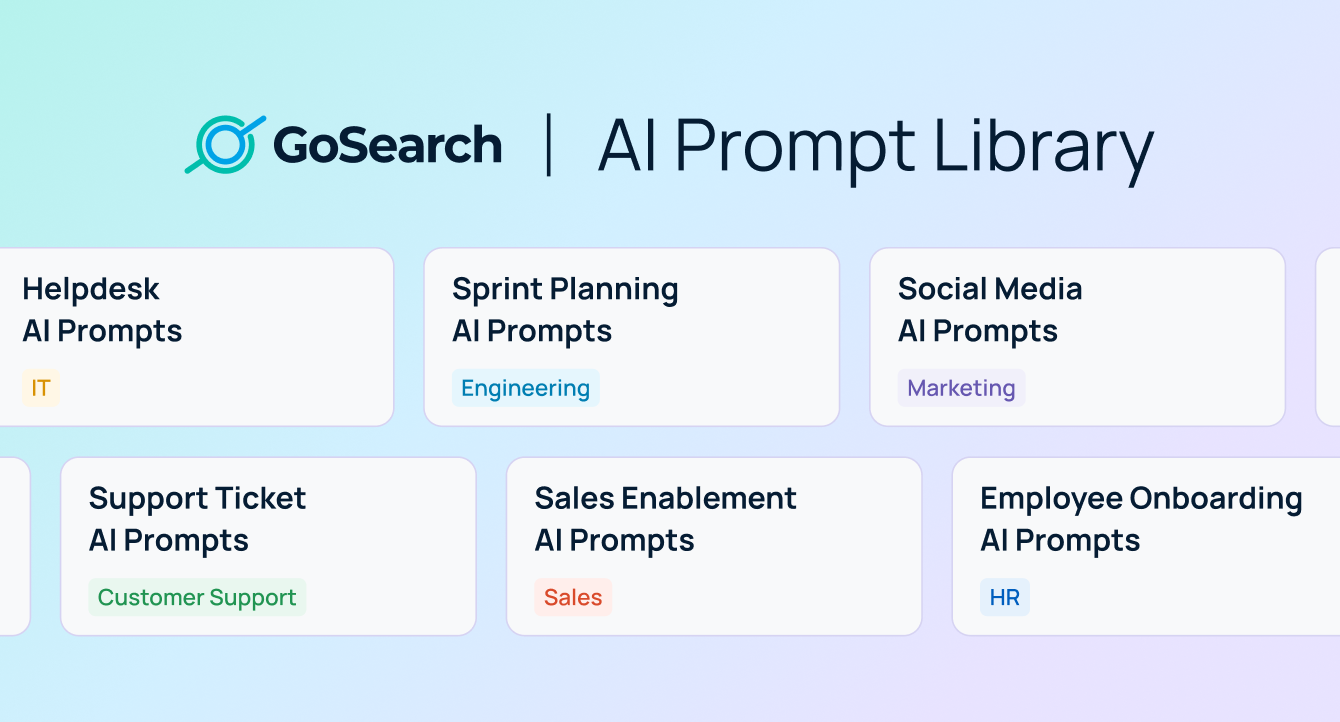 Introducing the GoSearch AI Prompt Library for Every Role