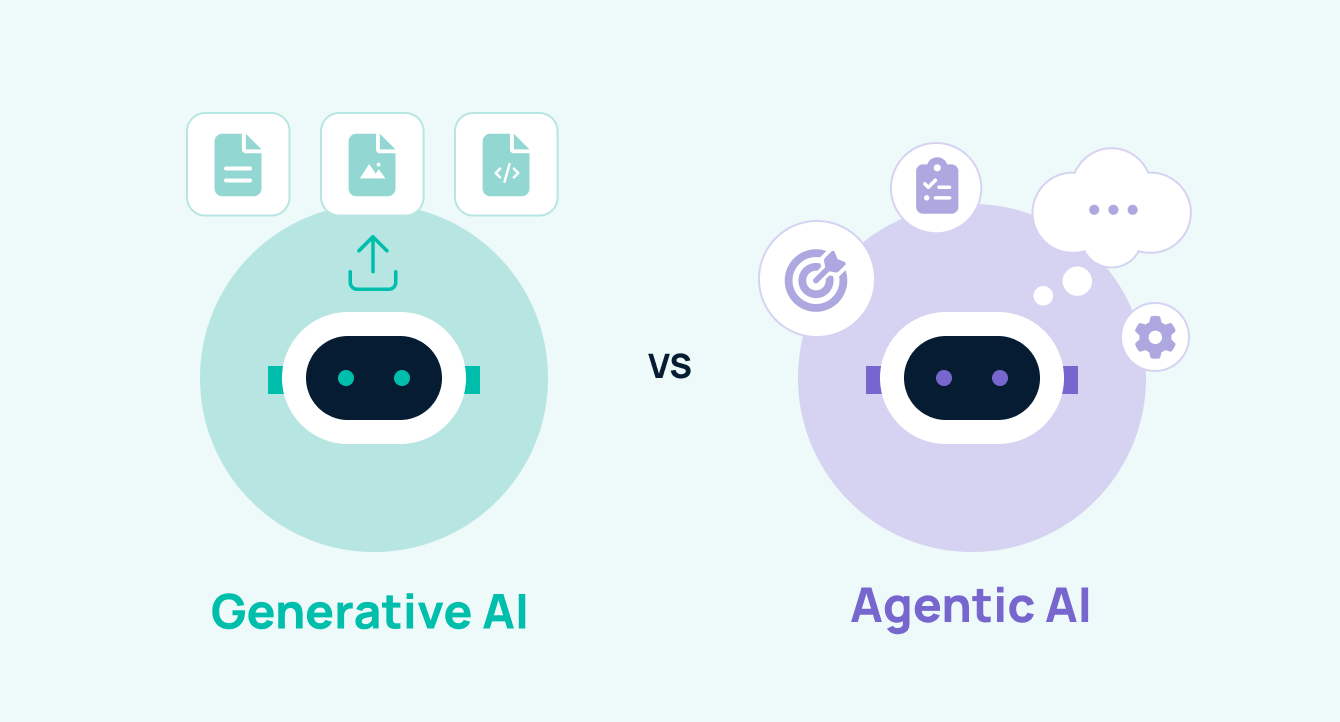 Agentic AI vs. Generative AI: Understanding the Differences