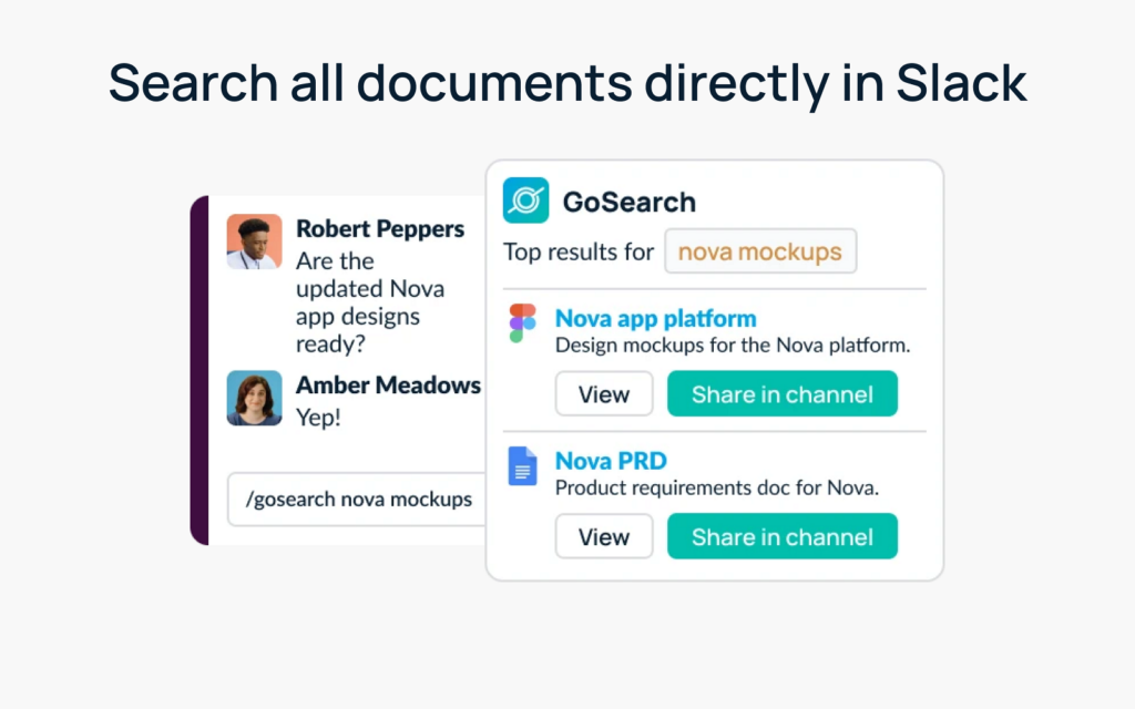 GoSearch Enterprise Search Is Now Live in the Slack Marketplace | The GoSearch Blog